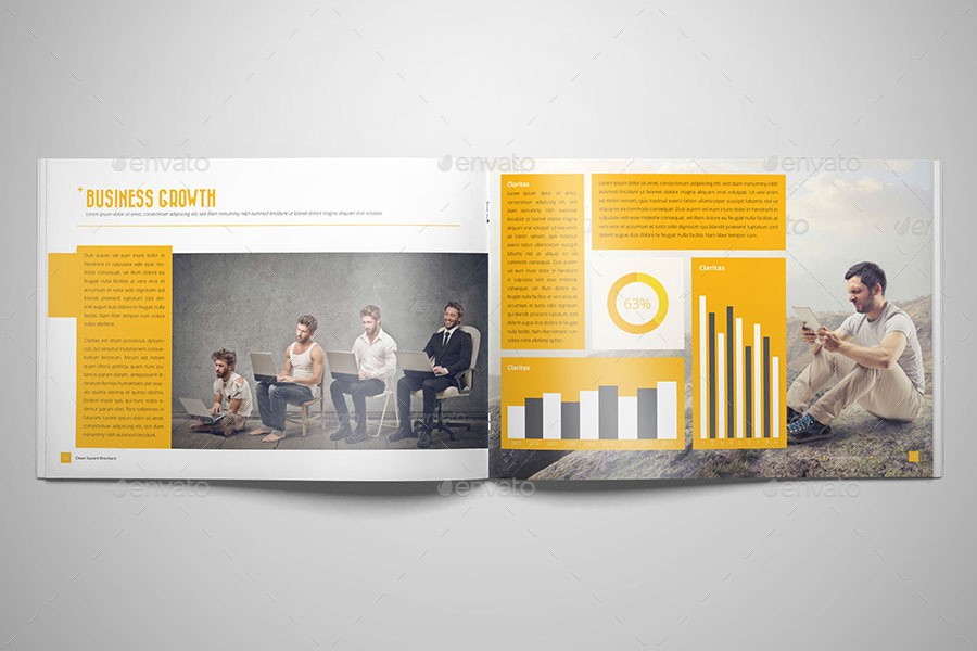 Business Horizontal Brochure 24 Pages Indesign, Print Templates ...
