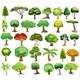 Set of Trees, Vectors | GraphicRiver