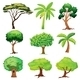 Various Trees, Vectors | GraphicRiver