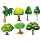 Tree Set, Vectors | GraphicRiver