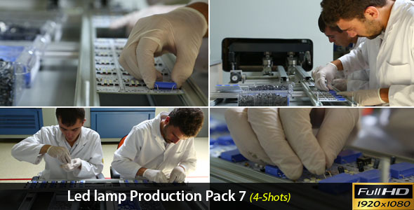 Led Lamp Production Pack 7, Stock Footage | VideoHive