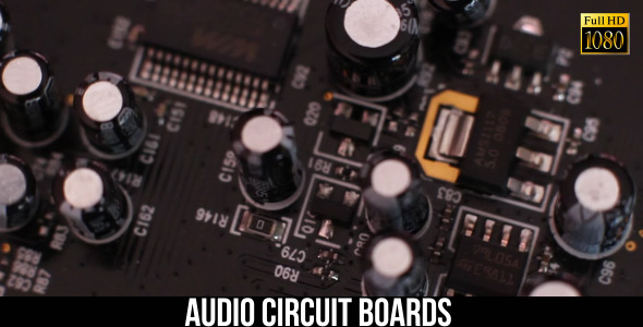 Audio Circuit Boards 4, Stock Footage | VideoHive