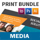 Media and Communication Print Bundle, Print Templates | GraphicRiver