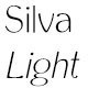 Silva Light, Fonts | GraphicRiver