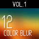 12 Color Blur Backgrounds - Vol.1, Graphics | GraphicRiver