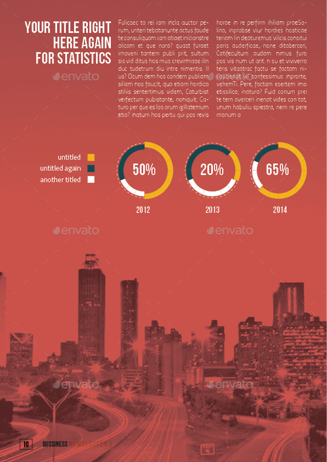 Bussiness Newsletter, Print Templates | GraphicRiver