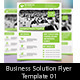 Business Solution Flyer Template 01, Print Templates | GraphicRiver
