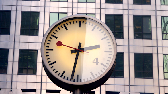 Building Clock 0, Stock Footage | VideoHive