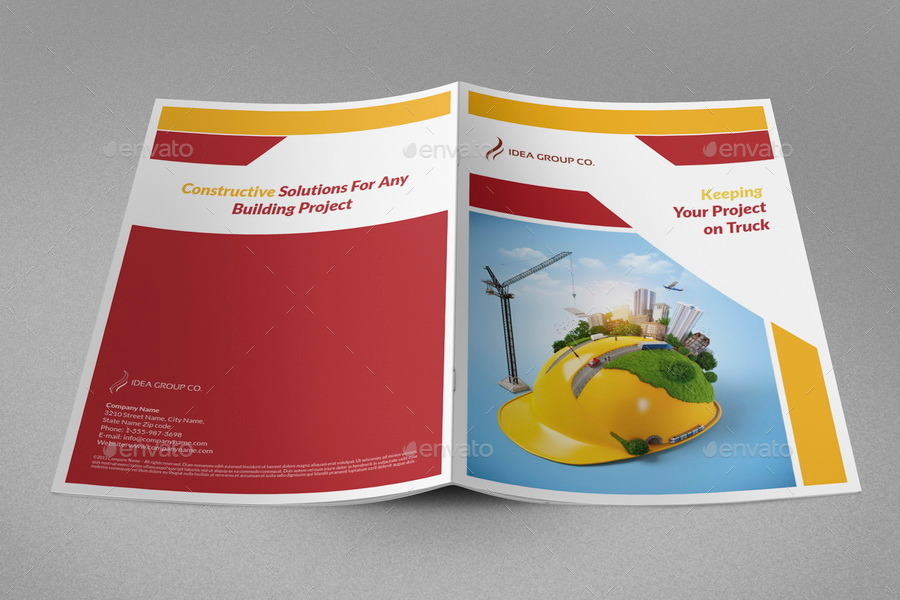 Construction Company Brochure Bundle Vol.2, Print Templates | GraphicRiver