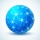 Blue Technology Geometric Ball., Vectors | GraphicRiver