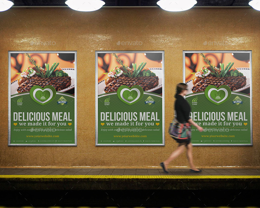 Restaurant Poster Template Vol.2, Print Templates | GraphicRiver