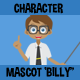 Multipurpose Cartoon Character Mascot Billy by lucidmoon | GraphicRiver