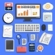 Office Work Elements, Vectors | GraphicRiver