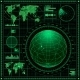 Radar Screen with World Map, Vectors | GraphicRiver