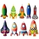Colorful Rockets by interactimages | GraphicRiver