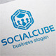 Social Cube Network Logo, Logo Templates | GraphicRiver