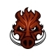 Fierce angry wild boar head, Vectors | GraphicRiver
