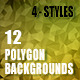 12 Polygon Backgrounds - 4 Styles, Graphics | GraphicRiver
