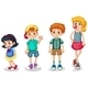 Four Kids, Vectors | GraphicRiver