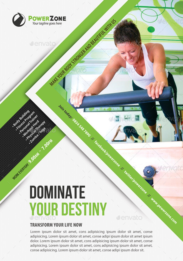 3 in 1 Sport Activity Flyer Bundle 10, Print Templates | GraphicRiver