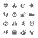 Activity Tracking Icons, Icons | GraphicRiver
