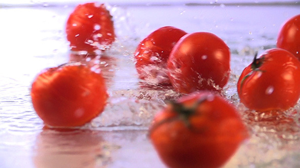 Tomatoes Falling, Stock Footage | VideoHive