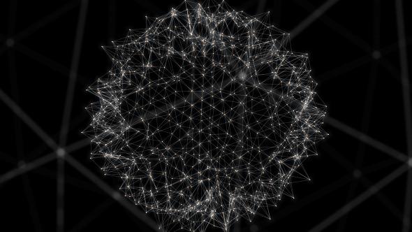 Rotating Geometric Sphere, Motion Graphics | VideoHive