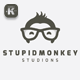 Stupid Monkey Logo, Logo Templates | GraphicRiver