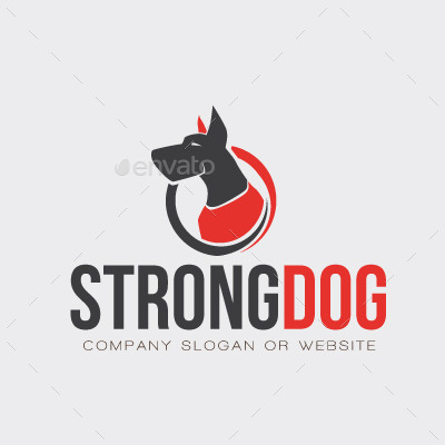 Strong Dog Logo Template, Logo Templates | GraphicRiver