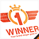 Winner Number 1 Logo, Logo Templates | GraphicRiver