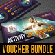 3 in 1 Sport Activity Gift Voucher Bundle 01, Print Templates ...