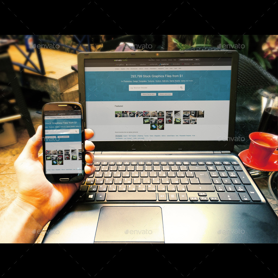 6 in 1 Bundle Realistic Screen with 70 views, Graphics | GraphicRiver