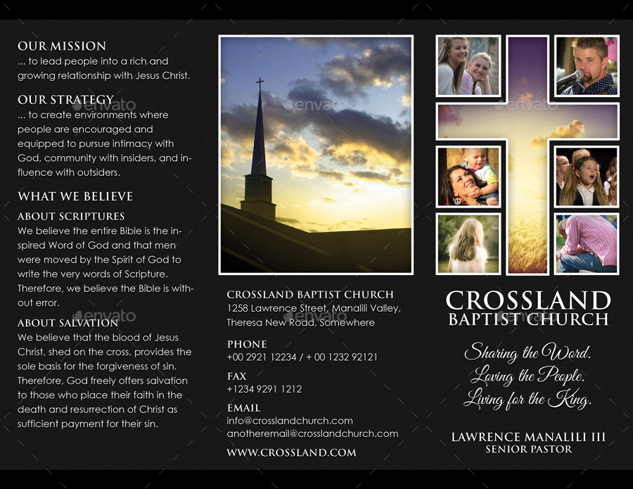 Church Program, Print Templates | GraphicRiver