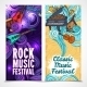 Vertical Music Banners, Vectors | GraphicRiver