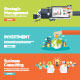 Set of Flat Design Concepts for Business by PureSolution | GraphicRiver