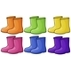 A Group of Colorful Boots, Vectors | GraphicRiver