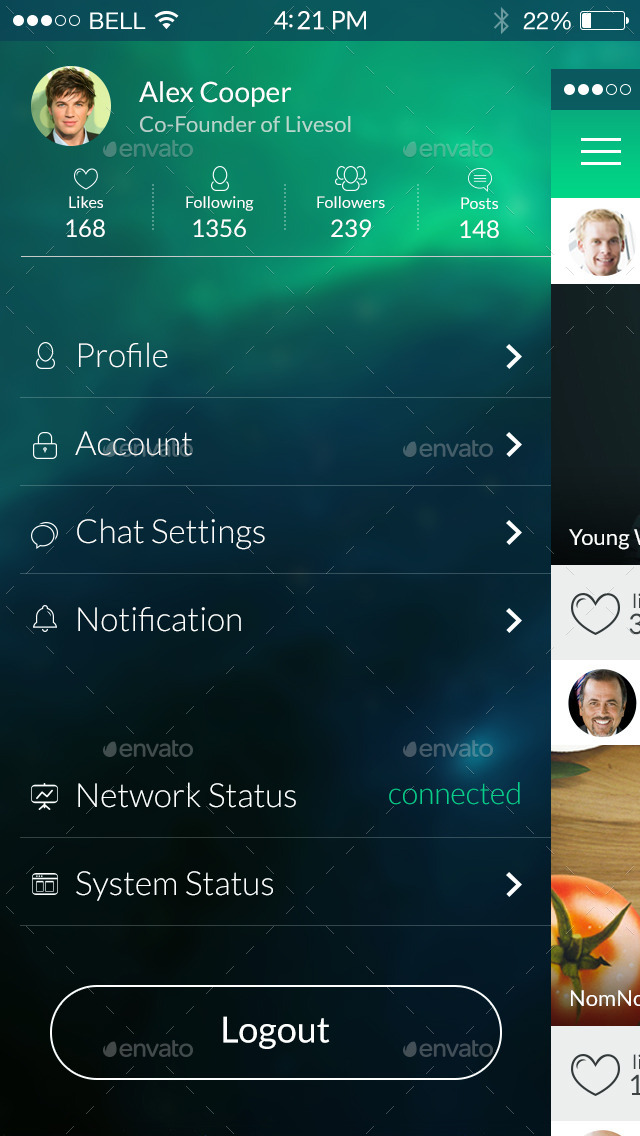 Modren Mobile App UI Kit, Web Elements | GraphicRiver