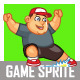 Funny Fat Boy Sprite, Game Assets | GraphicRiver