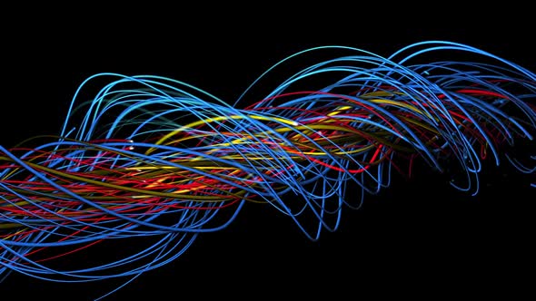 Color Wires Animation, Motion Graphics | VideoHive