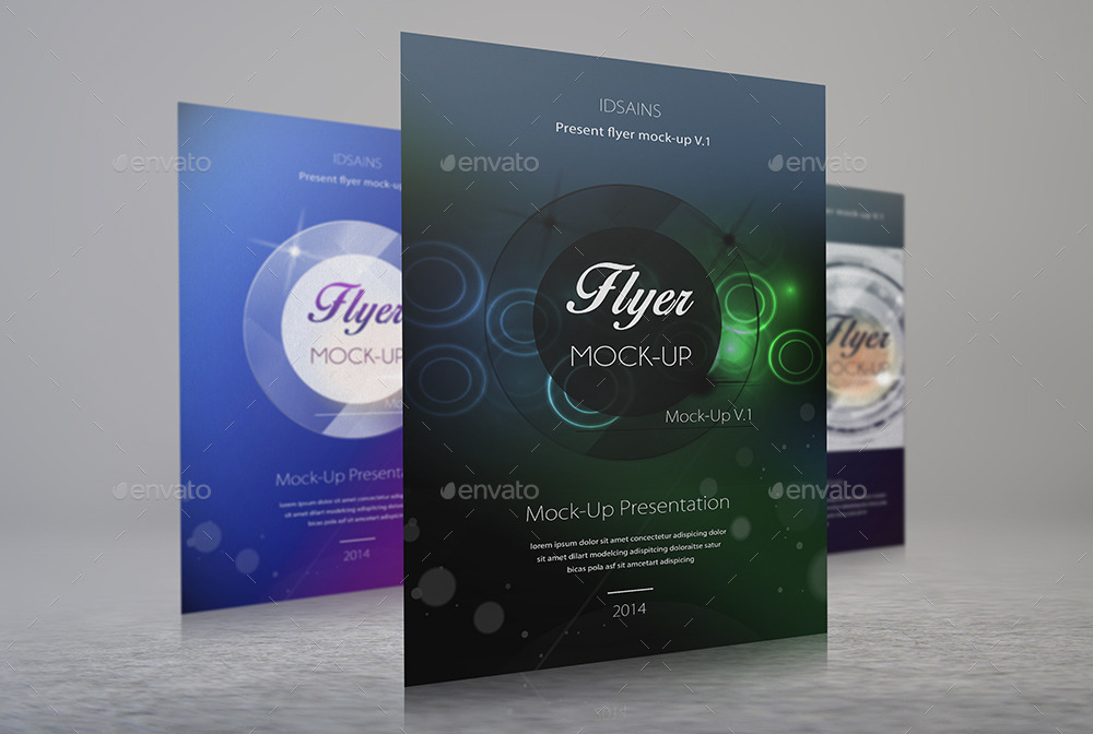 ID Flyer Mock-Up, Graphics | GraphicRiver