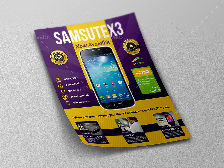 New Arrival Flyer Template Vol.4, Print Templates | GraphicRiver