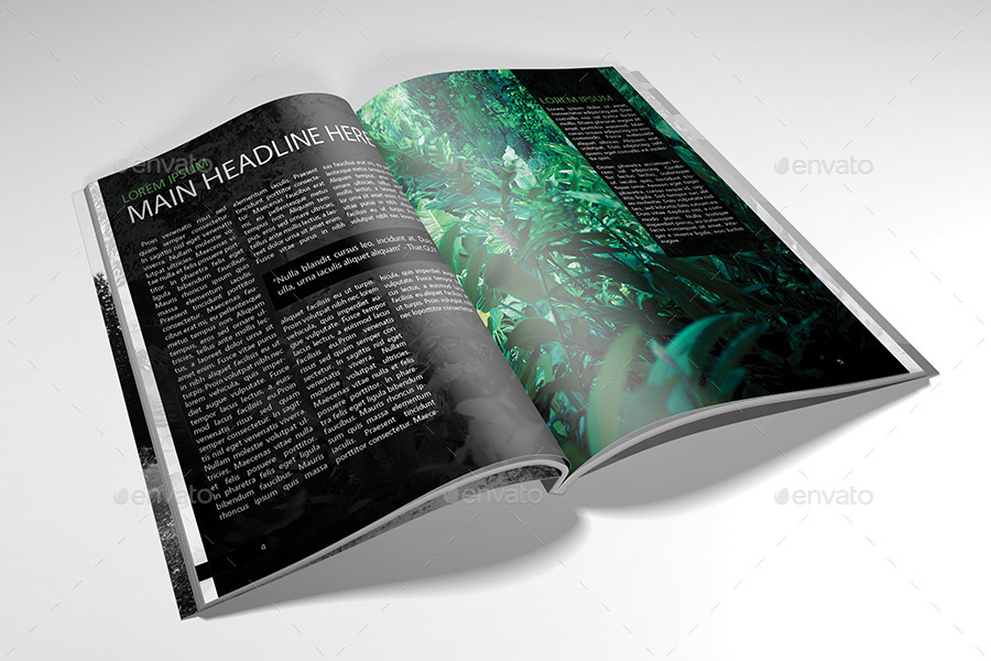 Realistic Magazine Mockup 2, Graphics | GraphicRiver