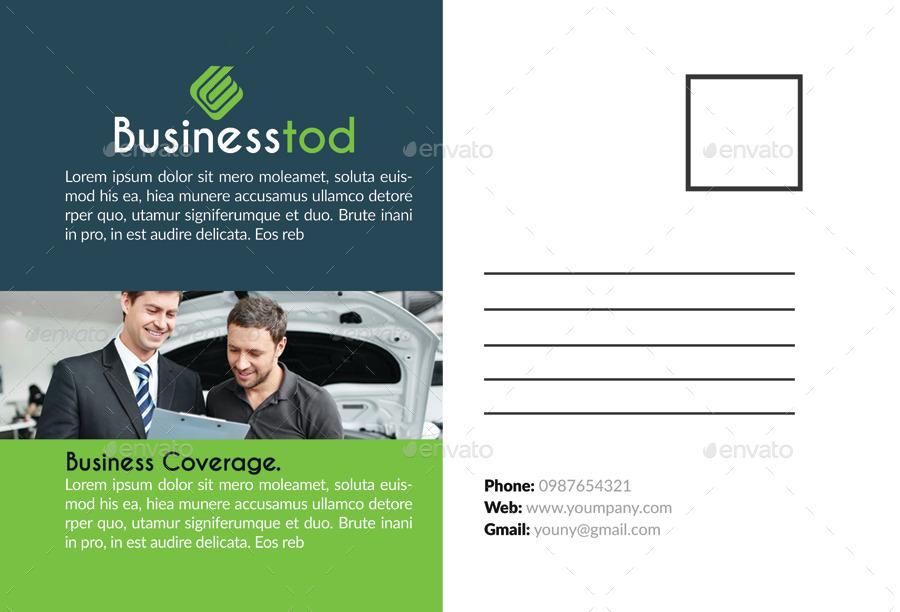 Multi Use Business Post Cards , Print Templates | GraphicRiver