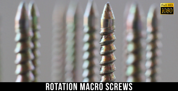Rotation Screws 2, Stock Footage | VideoHive
