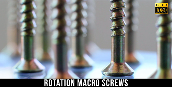 Rotation Screws 3, Stock Footage | VideoHive
