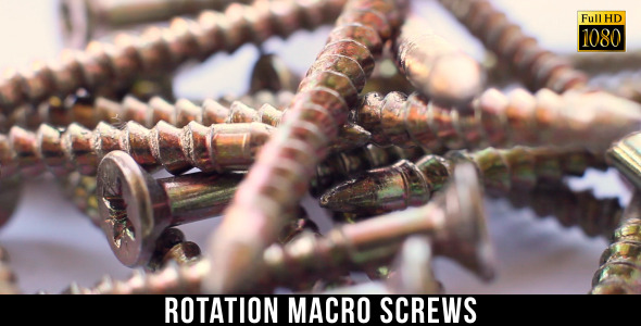 Rotation Screws 4, Stock Footage | VideoHive