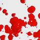Red Ink Drops Splash on White Background, Stock Footage | VideoHive