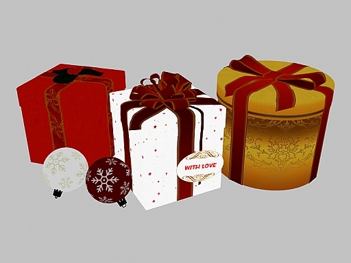 Gift Boxes Christmas present by Exo404 | 3DOcean