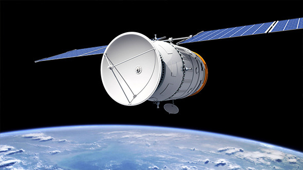 Telecommunication Satellite, Motion Graphics | VideoHive