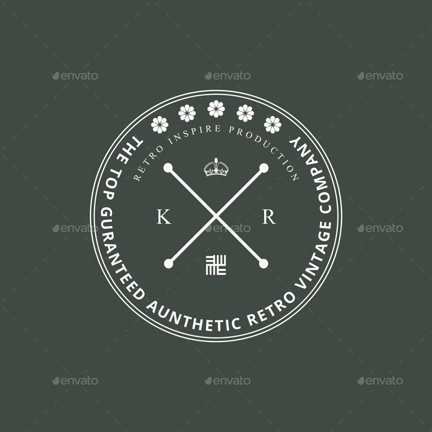 Clean And Minimal Vintage Logo And Badges, Web Elements | GraphicRiver
